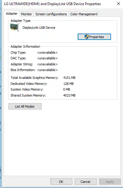 Windows 10 v1803：如何将“活动信号分辨率”更改为匹配的“桌面分辨率”。 multiple-monitors hdmi resolution integrated ...
