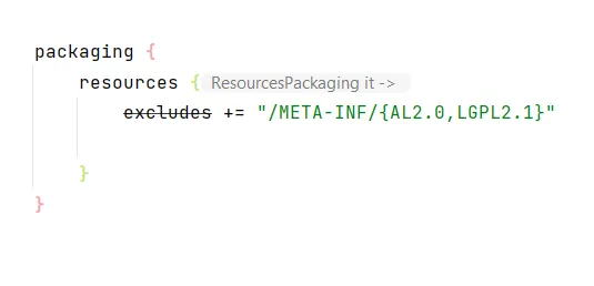 如何替换Android Gradle构建文件中已弃用的packagingOptions android-studio android ...