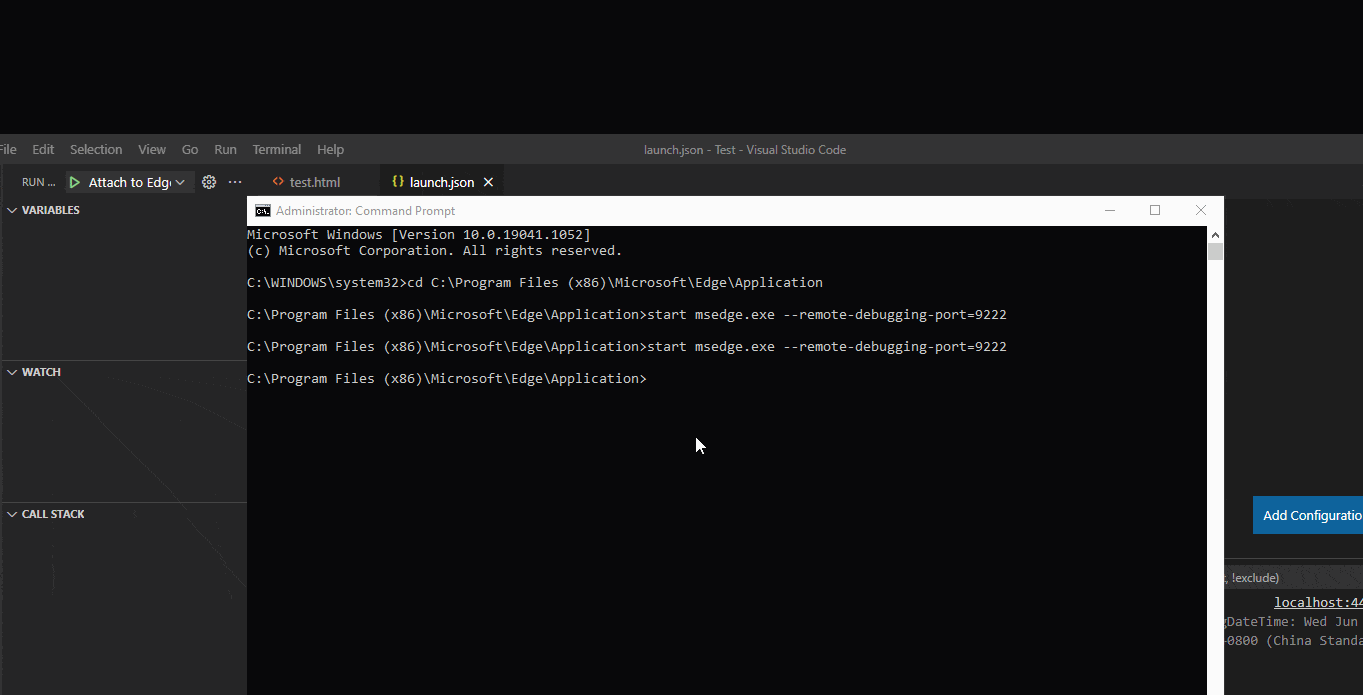 如何通过连接 Edge 浏览器在 VS Code 中进行调试？ javascript microsoft-edge vscode ...